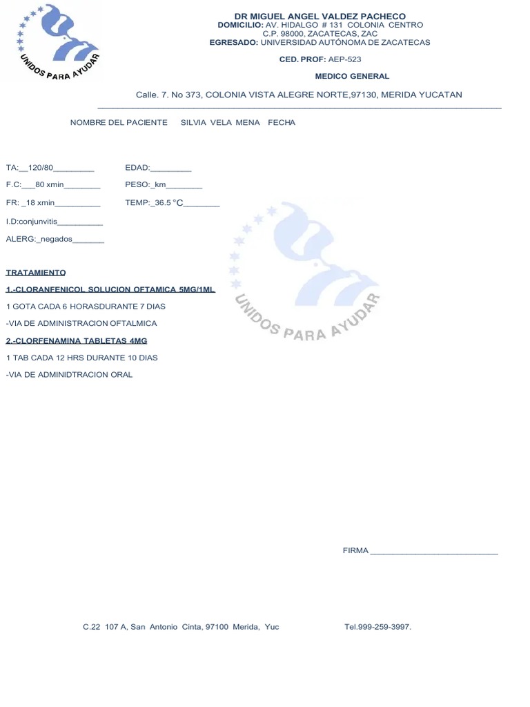 Formato Receta Electronica Simi PDF | PDF | Tecnología digital | Sitios web