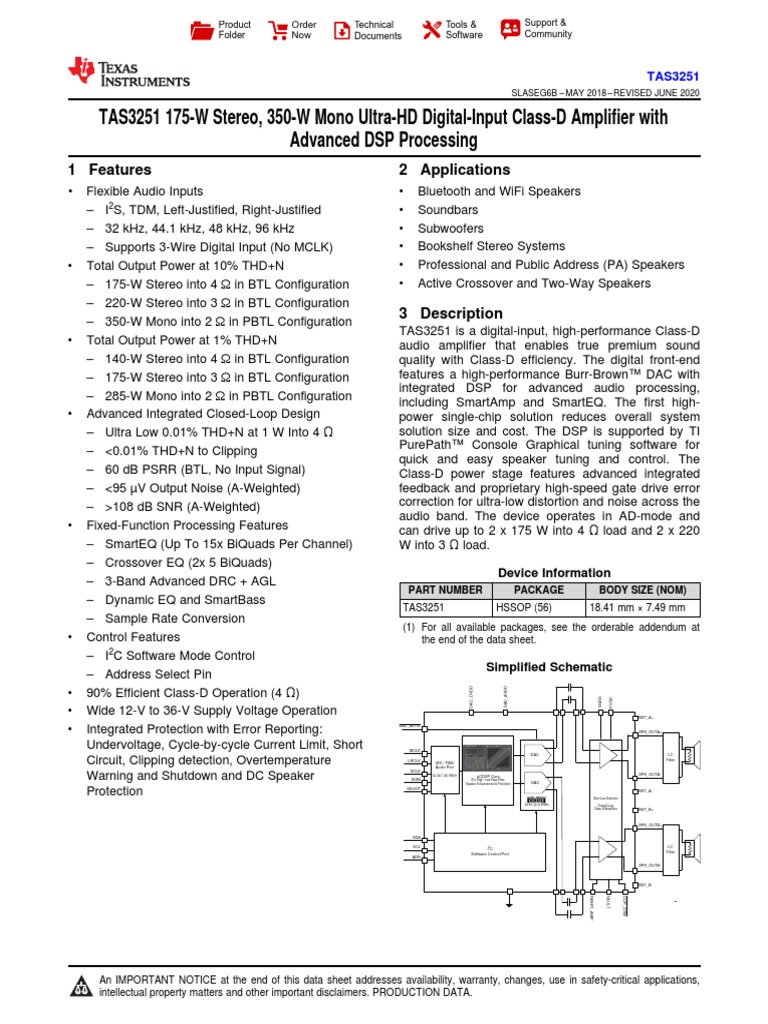Tas 3251 | PDF | Power Supply | Electronic Circuits