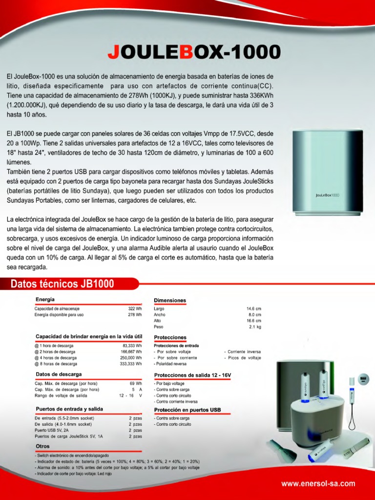 Sistema Jolulebox 1000 | PDF