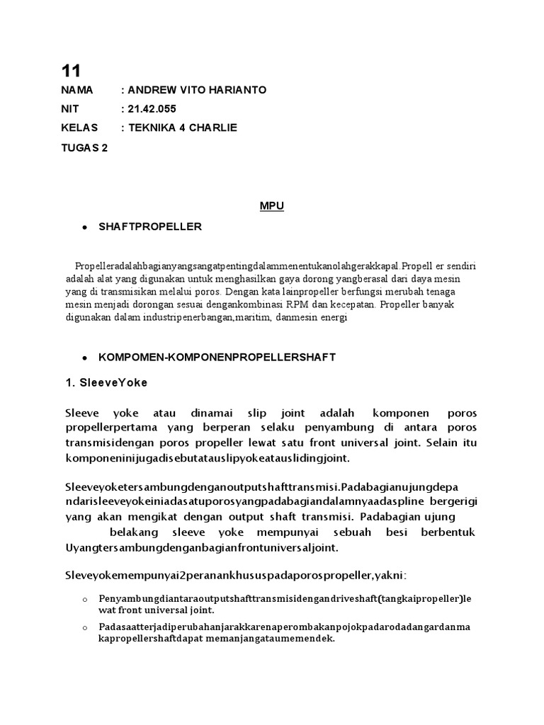 Andrew Vito Harianto - T4C - Tugas - 1 - KPK | PDF