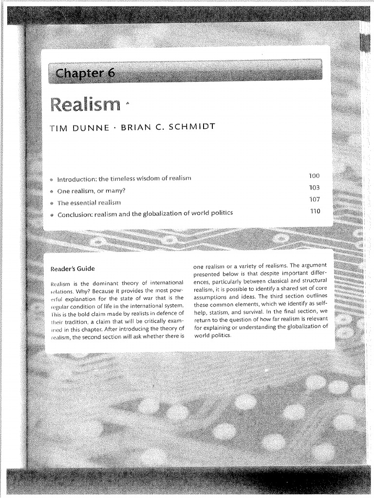 World Realism Reading 2018 | PDF