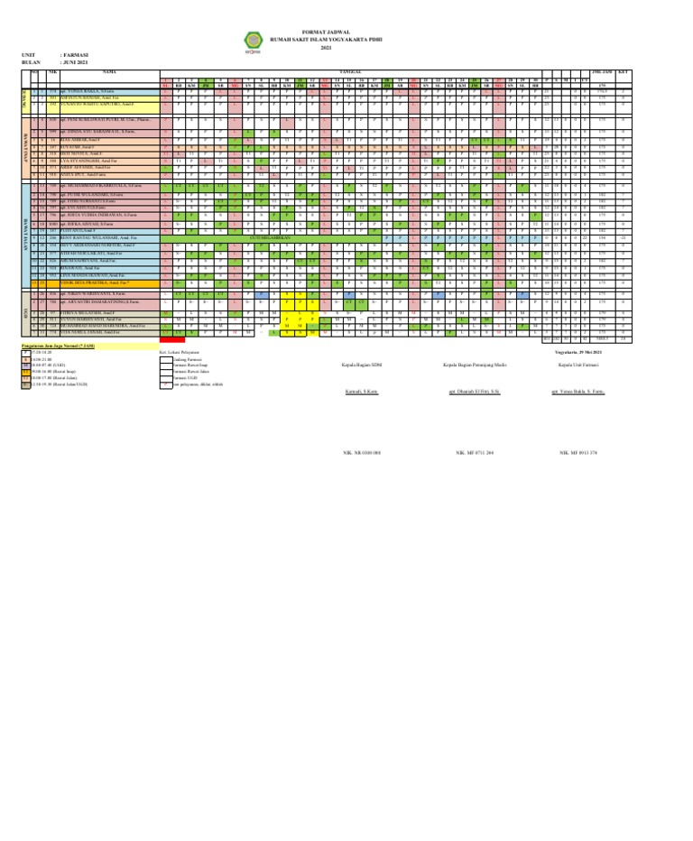 Jadwal Juni 2021 Gab | PDF