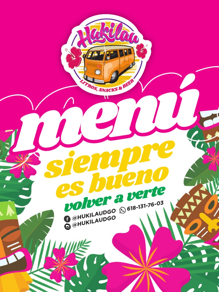 Hukilau Menú | PDF