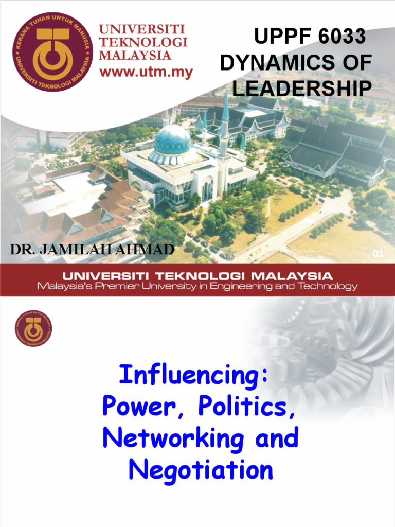 4 Influencing Power, Networking Negotiation | PDF | Power (Social And ...