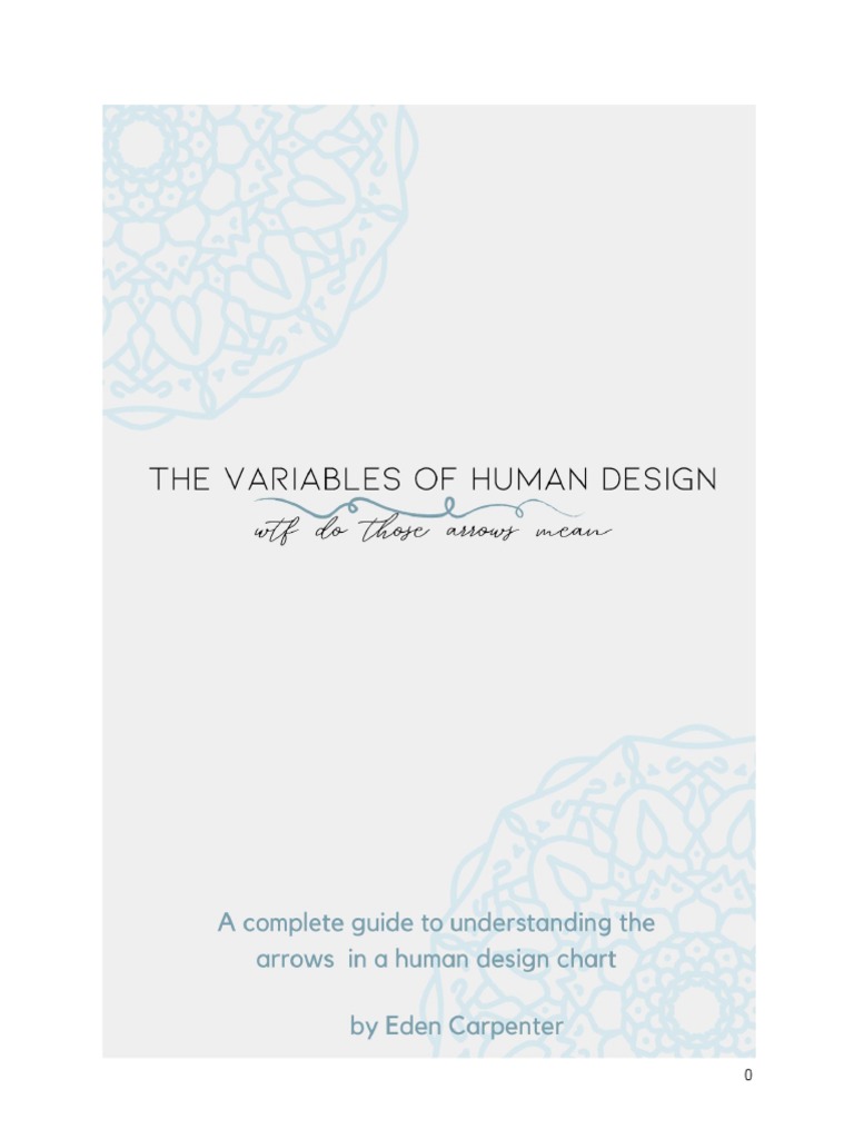Understanding Human Design Variables | PDF | Senses | Humidity