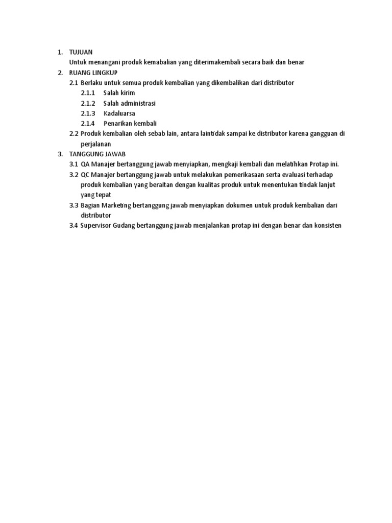 Penanganan Kembalian Dan Catatan | PDF | Karier & Perkembangan | Teknologi & Rekayasa