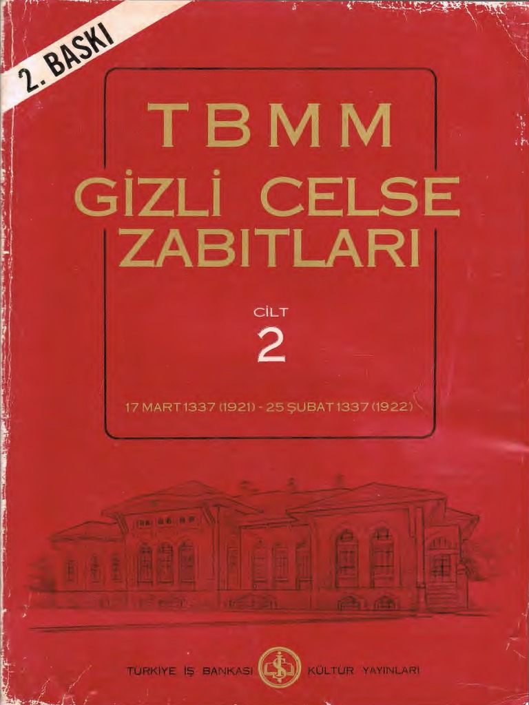 1763 2 TBMM - Gizli - Celse - Zabitleri 2 1921 22 Ankar 1985 938s | PDF