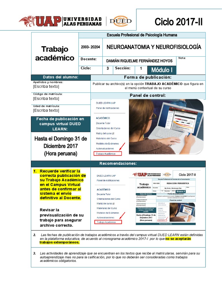 Ta 2017 2 M1 Neuroanatomia | PDF | Cerebro | Sistema nervioso