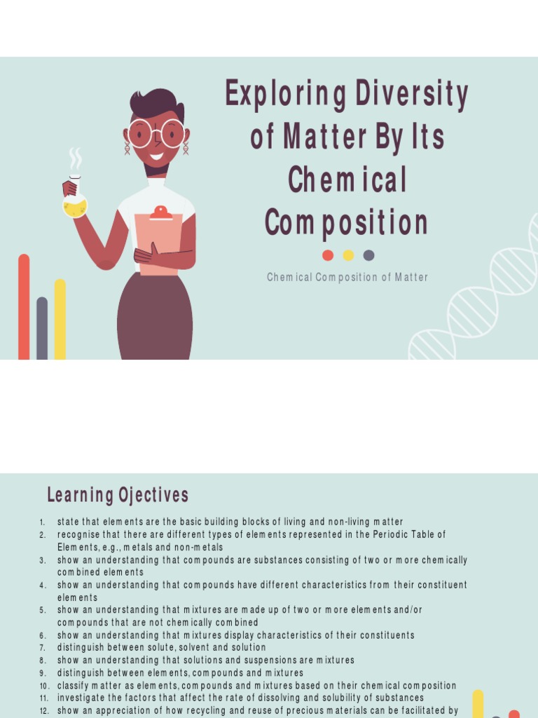 Exploring Diversity of Matter By Its Chemical Composition | PDF