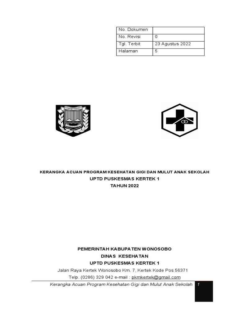 Kap Program Kesehatan Gigi Dan Mulut Anak Sekolah | PDF