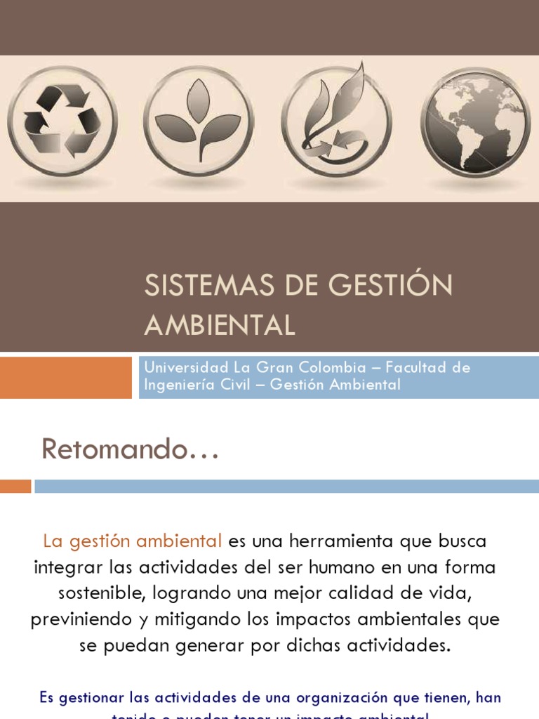Sistemas de Gestion Ambiental | PDF | Residuos | Entorno natural