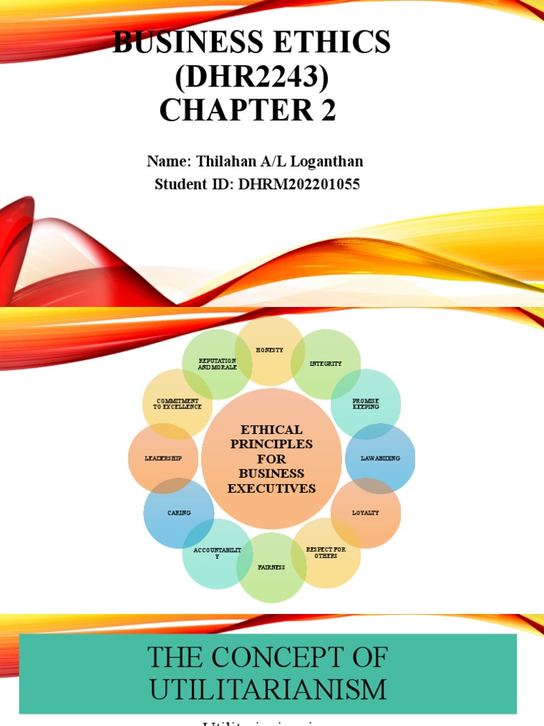 Business Ethics - Chapter 2 | PDF | Utilitarianism | Rights