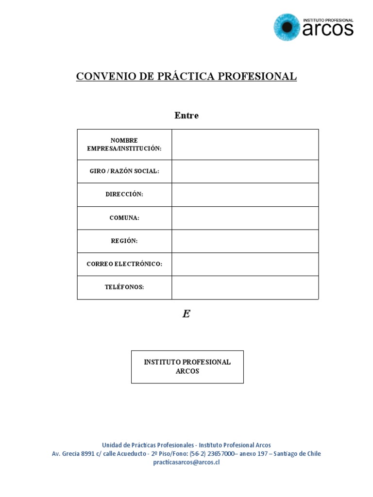 1-2. - Convenio de Práctica 240 Hrs. | PDF