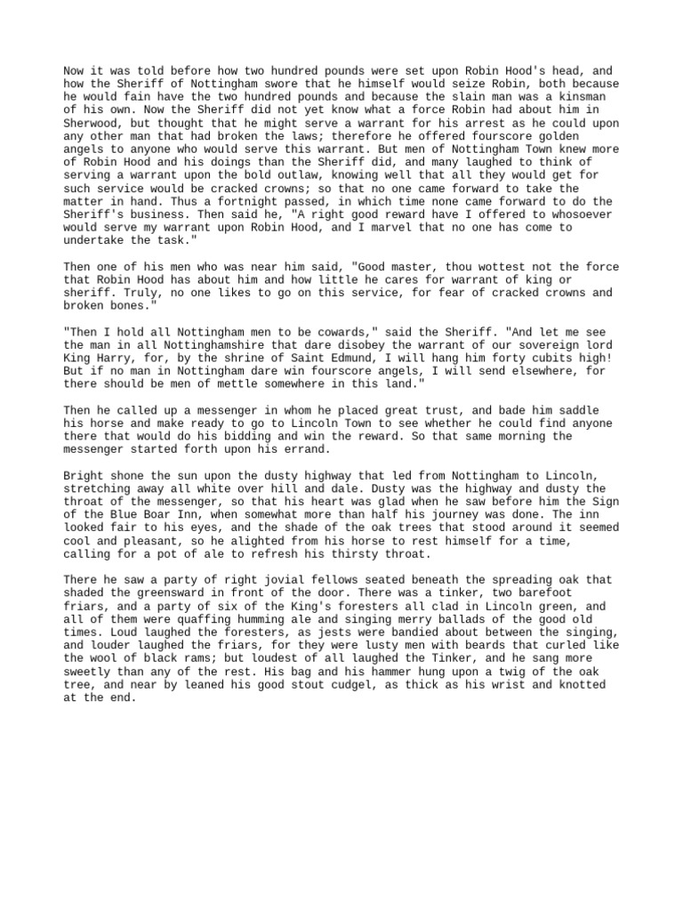 Chapter 02 Part 1 | PDF | Robin Hood