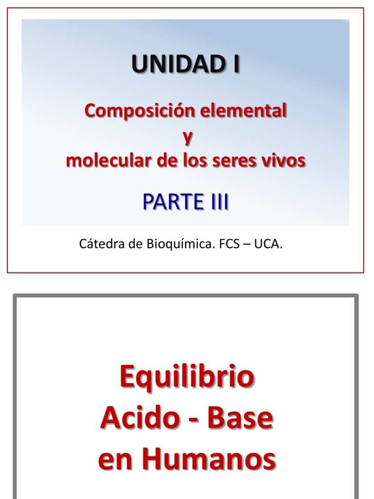 3-Equilibrio Acido Base | PDF | Solución tampón | Constante de disociación ácida