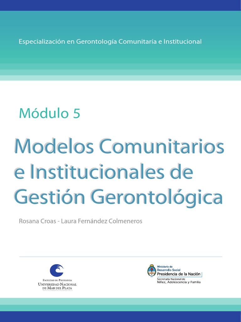 Gerontolog A Comunitaria Modulo 5 | PDF | Vejez | Sociología