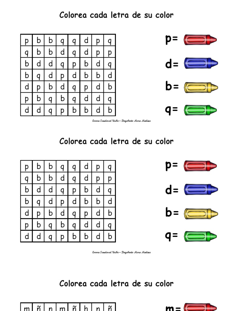 398210562 B D P Q Discriminacion Visual de Letras PDF | PDF
