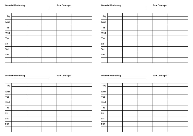 Material Monitoring | PDF