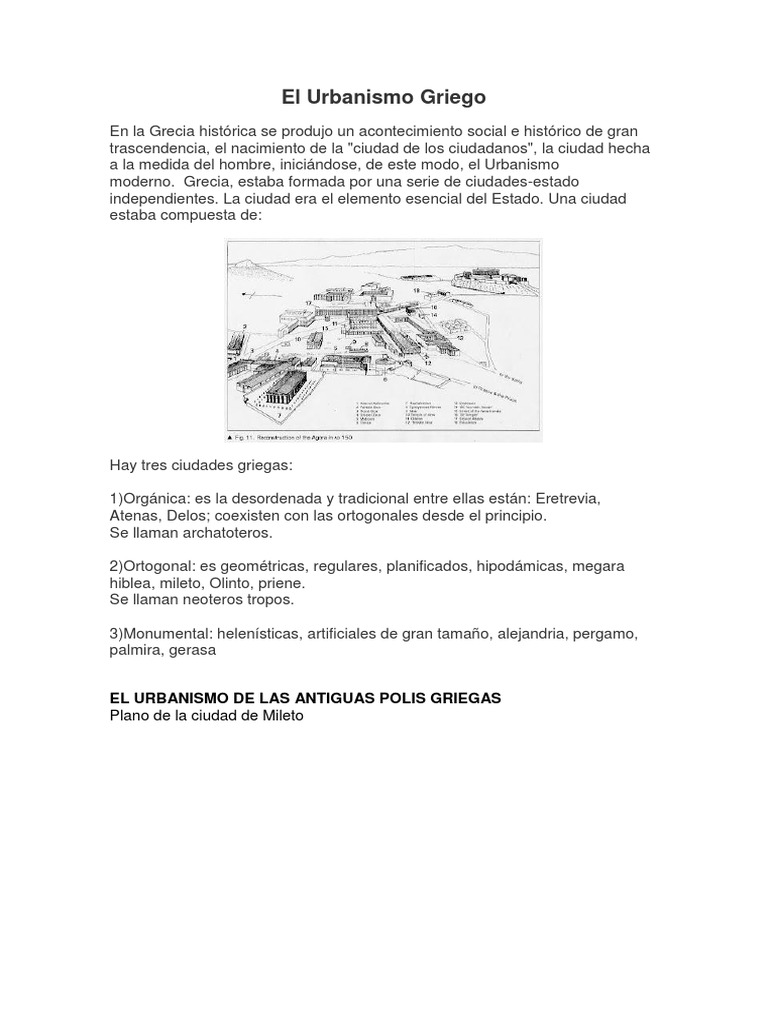 URBANISMO Griego | PDF