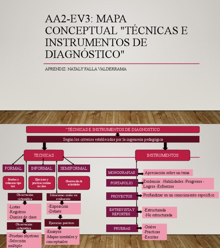 Mapa Conceptual Tecnicas e Instrumentos de Diagnostico | PDF