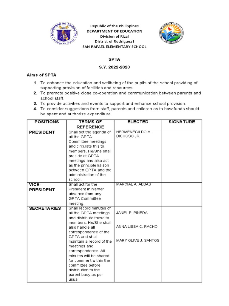 Terms of Reference Spta | PDF