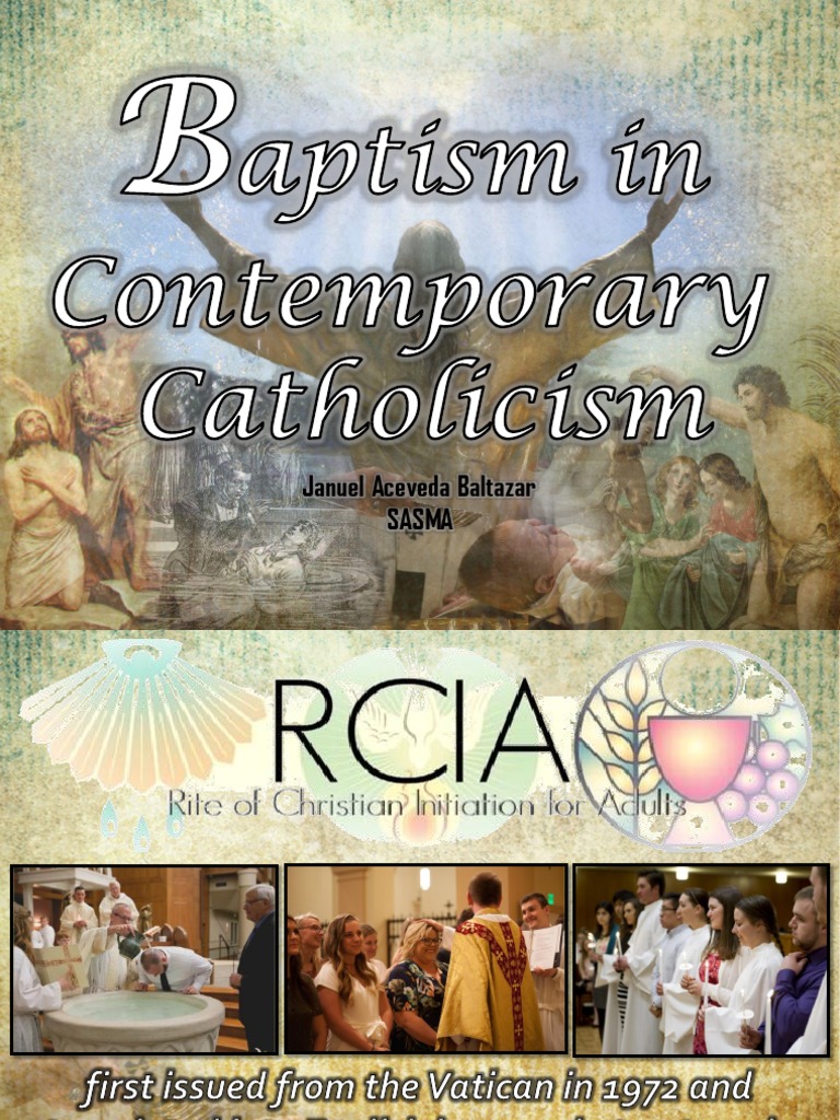 1.baptism in Contemporary Catholicism Part 1 | PDF
