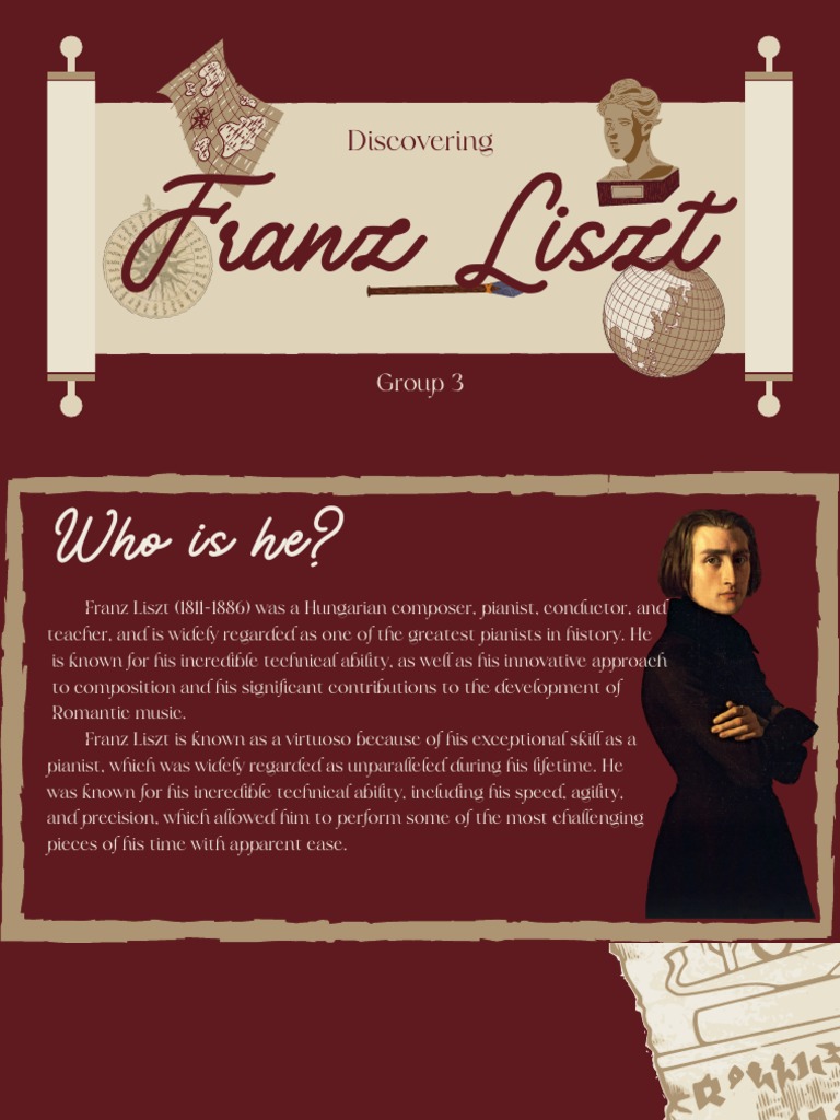 G3-PPT MUSIC FRANZ LISZT | PDF
