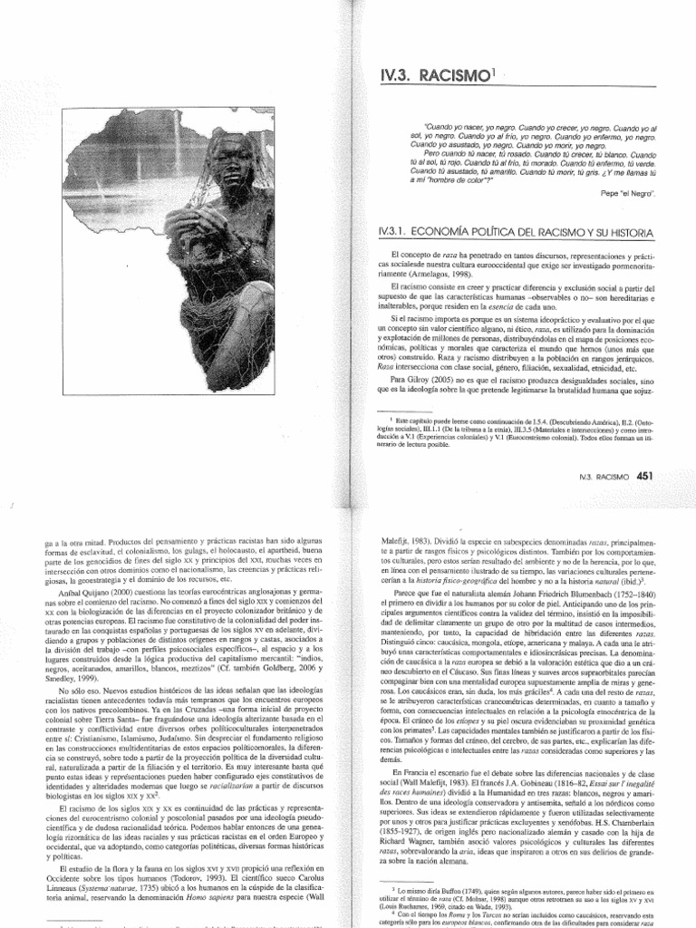 Eugenia Ramirez - Racismo | PDF