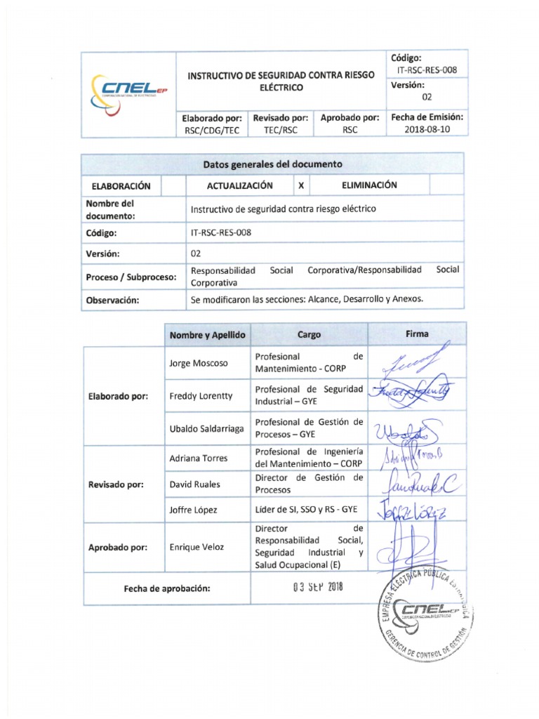 It RSC Res 008 - Seguridad | PDF