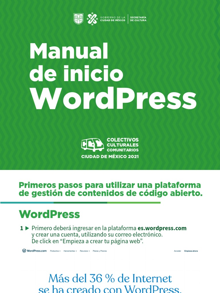 Manual WordPress | PDF | Word Press | Página web