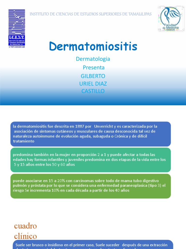 dermatomiositis-170921053951 (1) | PDF | Epidemiología | Causas de la ...