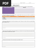 A Raisin in The Sun - Act 1 Full Summary | PDF