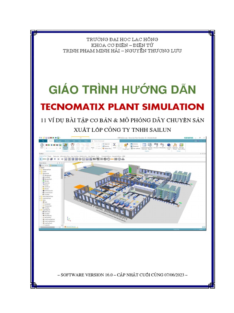 Giáo Trình Tecnomatix Plant Simulation | PDF