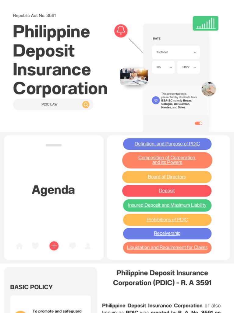 Pdic Law | PDF | Banks | Deposit Account