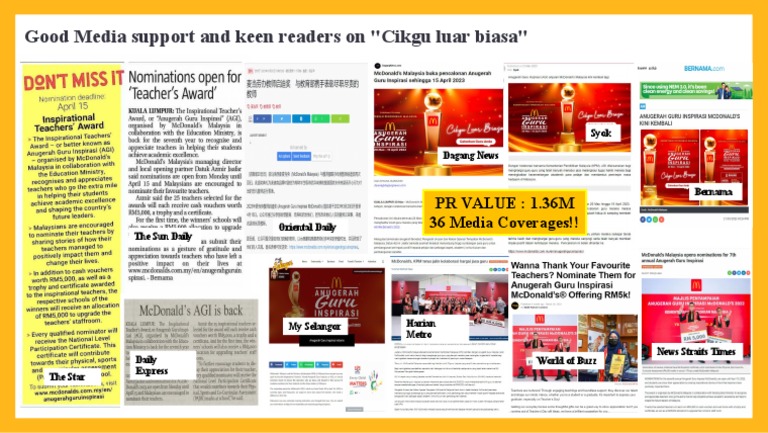 Slides on Media Coverages | PDF