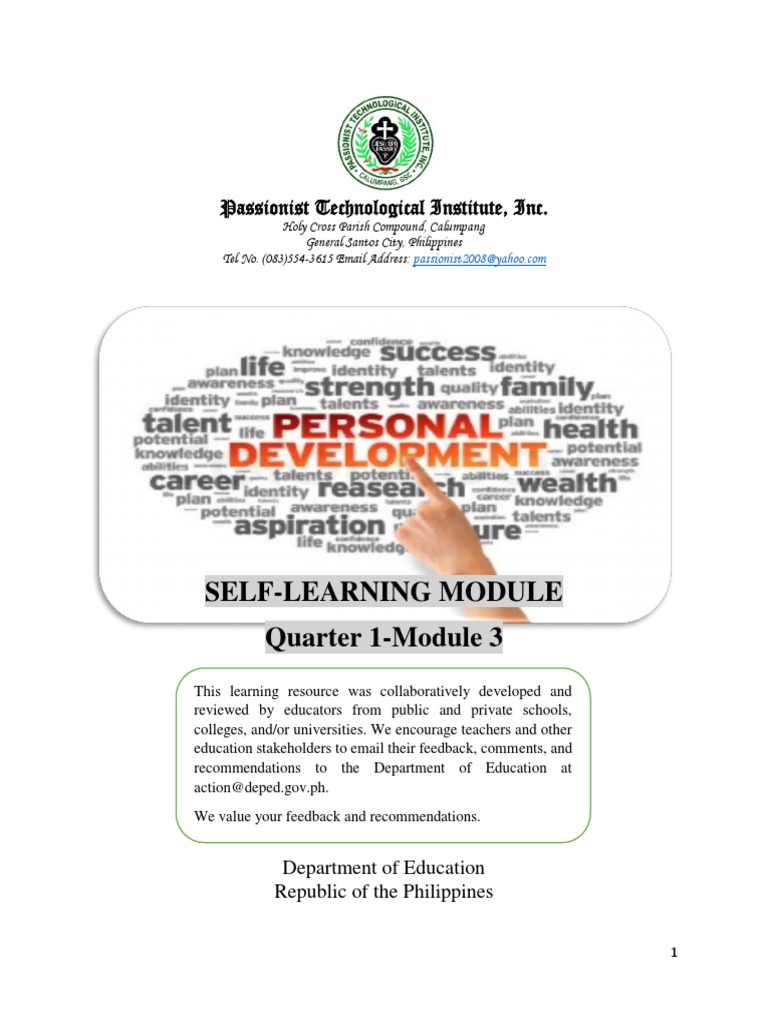 PDF Learning Materials of PerDev Module 3 | PDF | Developmental Psychology | Learning