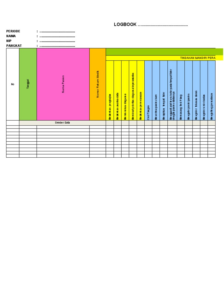CONTOH LOGBOOK | PDF