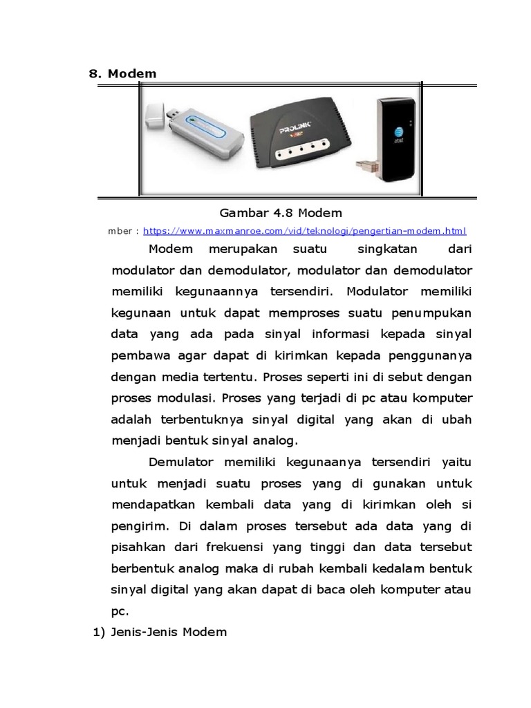 Modem | PDF