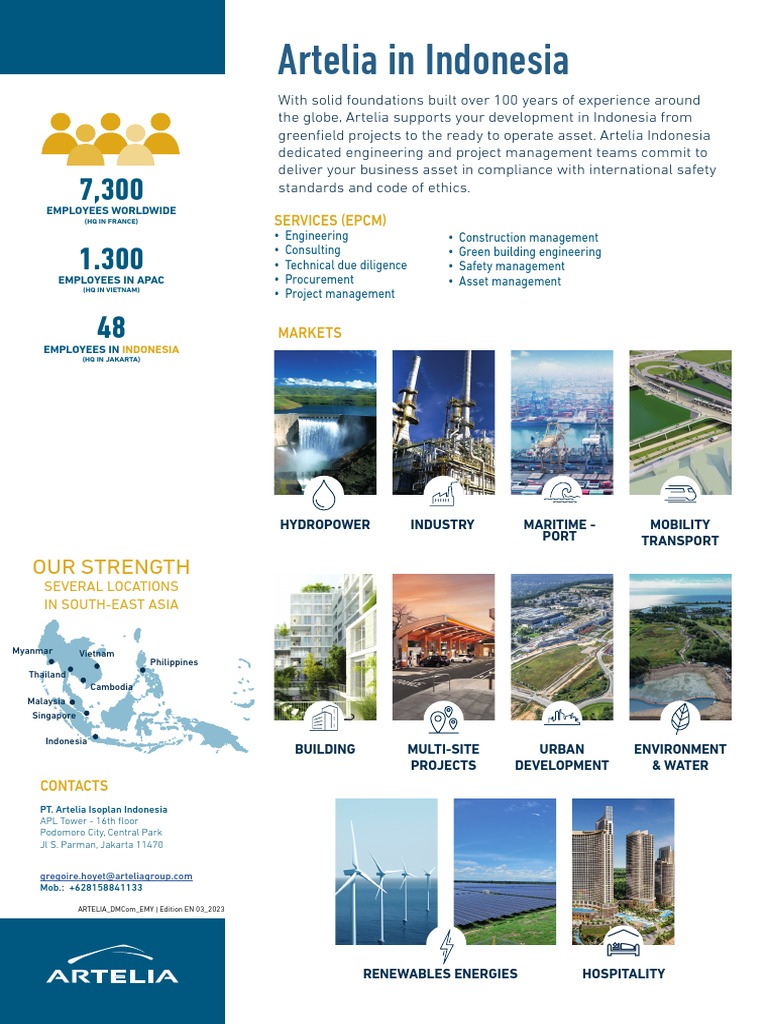 2023 Artelia in Indonesia | PDF | Engineering