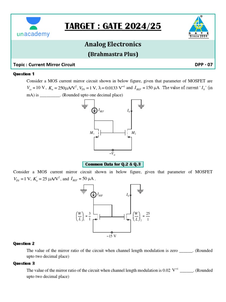 Analog Electronics DPP-07 | PDF