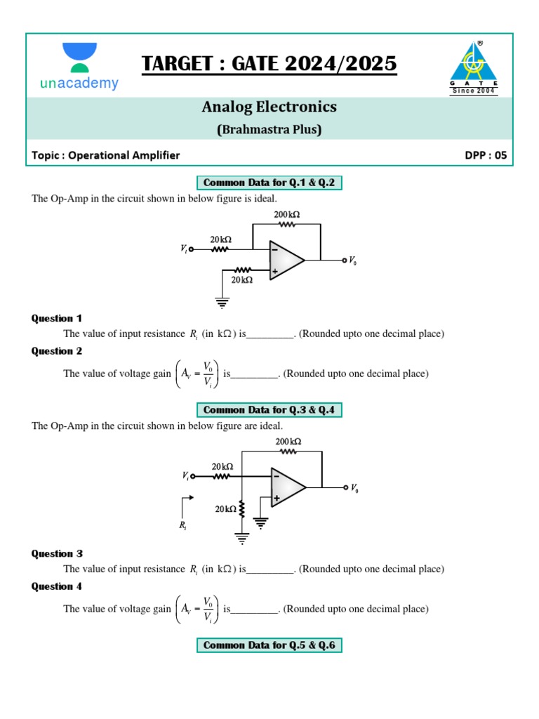 Analog Electronics DPP-5 (24-25) | PDF