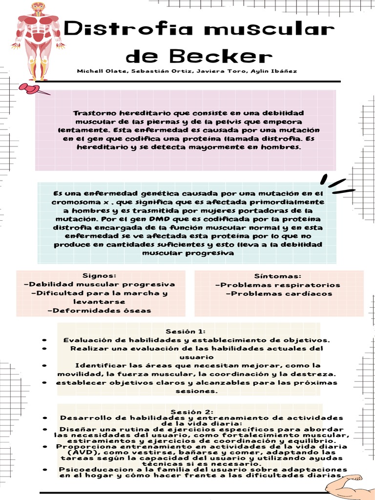 Distrofia Muscular de Becker: Síntomas y Tratamiento | PDF