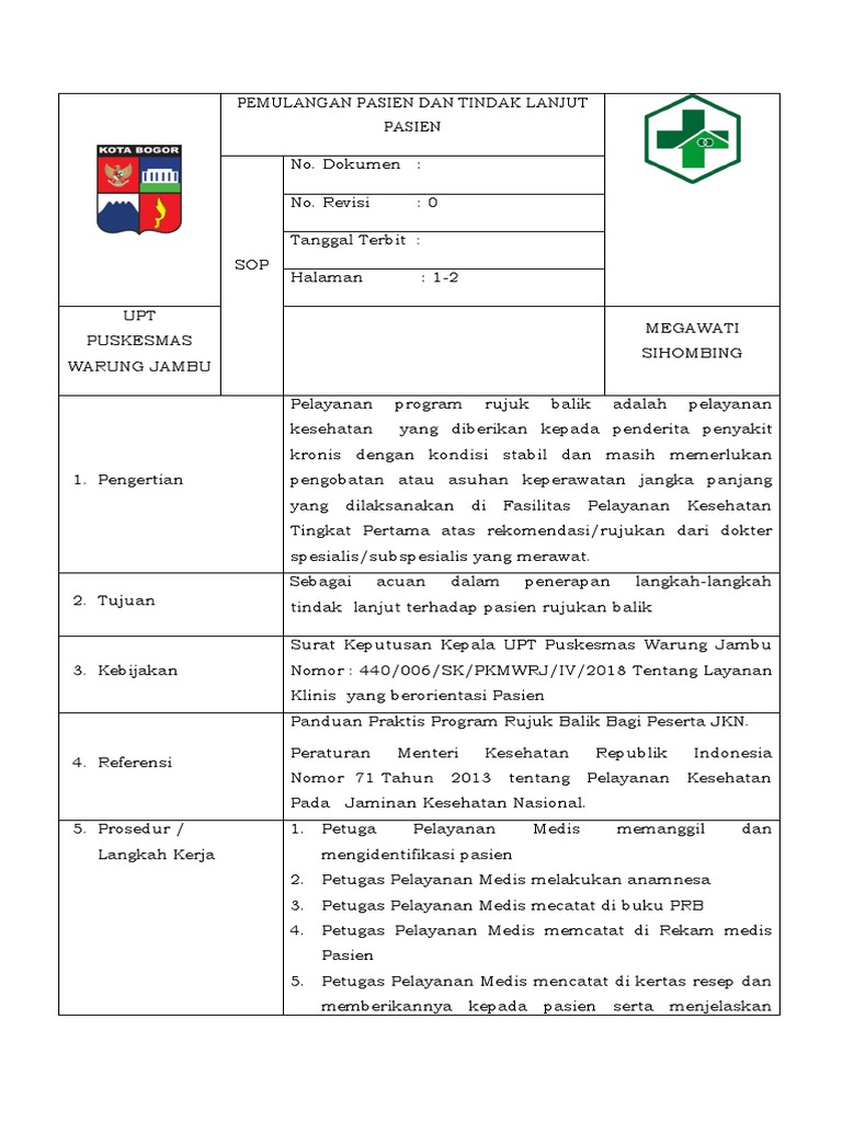 Sop PRB | PDF | Pengembangan Diri