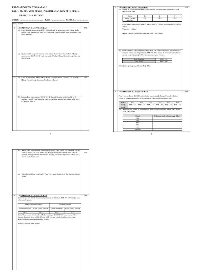 PBD Mate T3 (Bab 3) | PDF