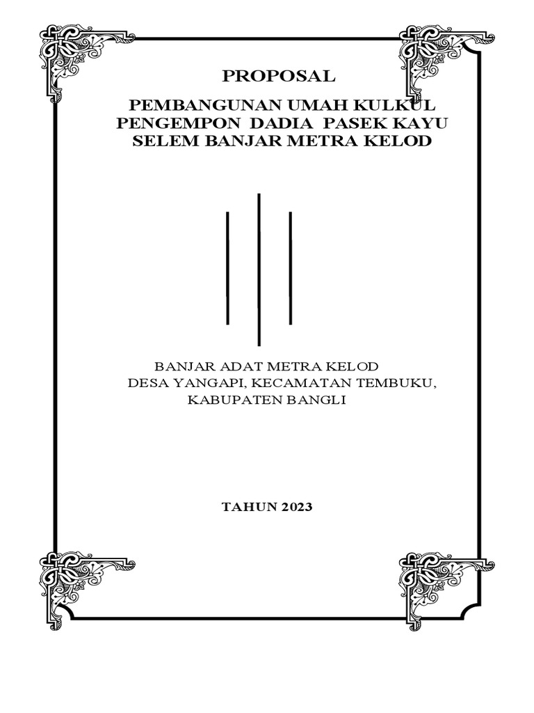 Pembangunan Umah Kulkul Dadia Pasek Kayu Selem Metra Kelod (I Ketut ...