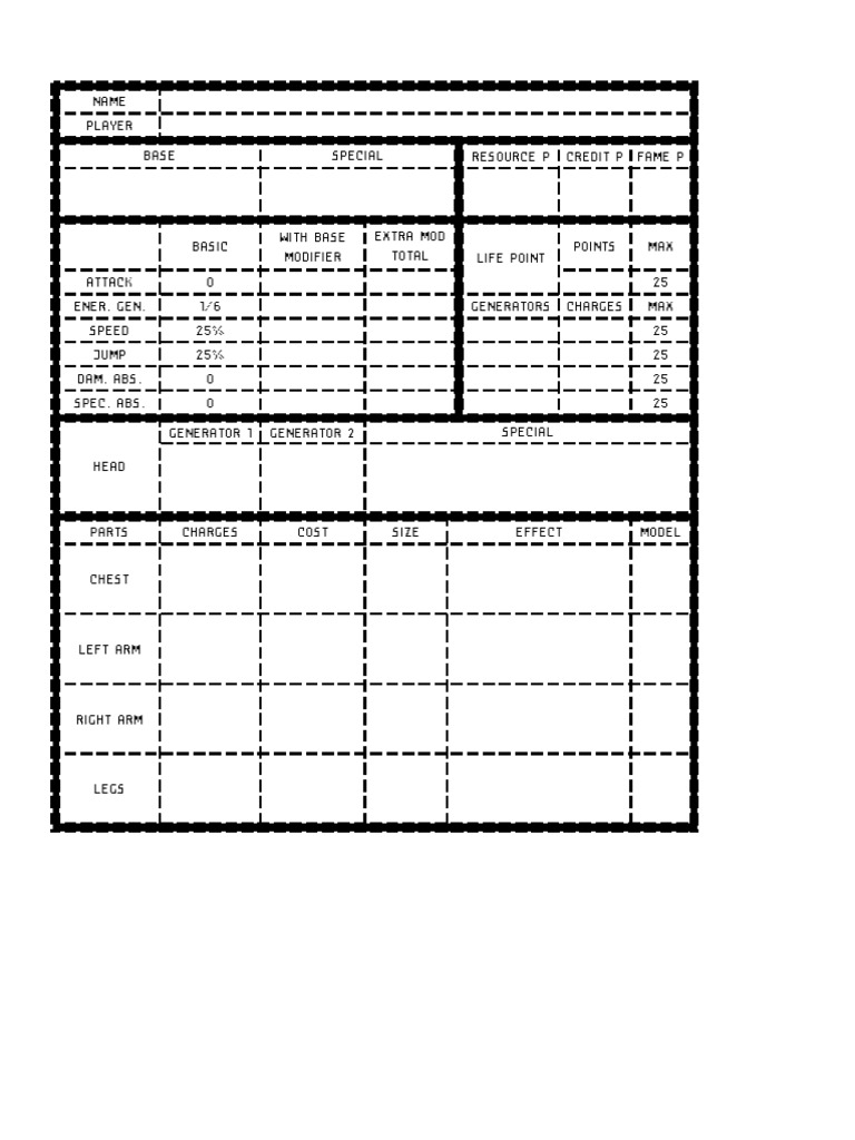 Player Stats and Modifiers Overview | PDF