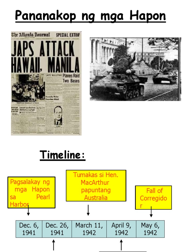 Panahon NG Hapon | PDF