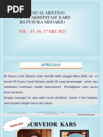 Peran SIDOKAR dalam Akreditasi RS | PDF