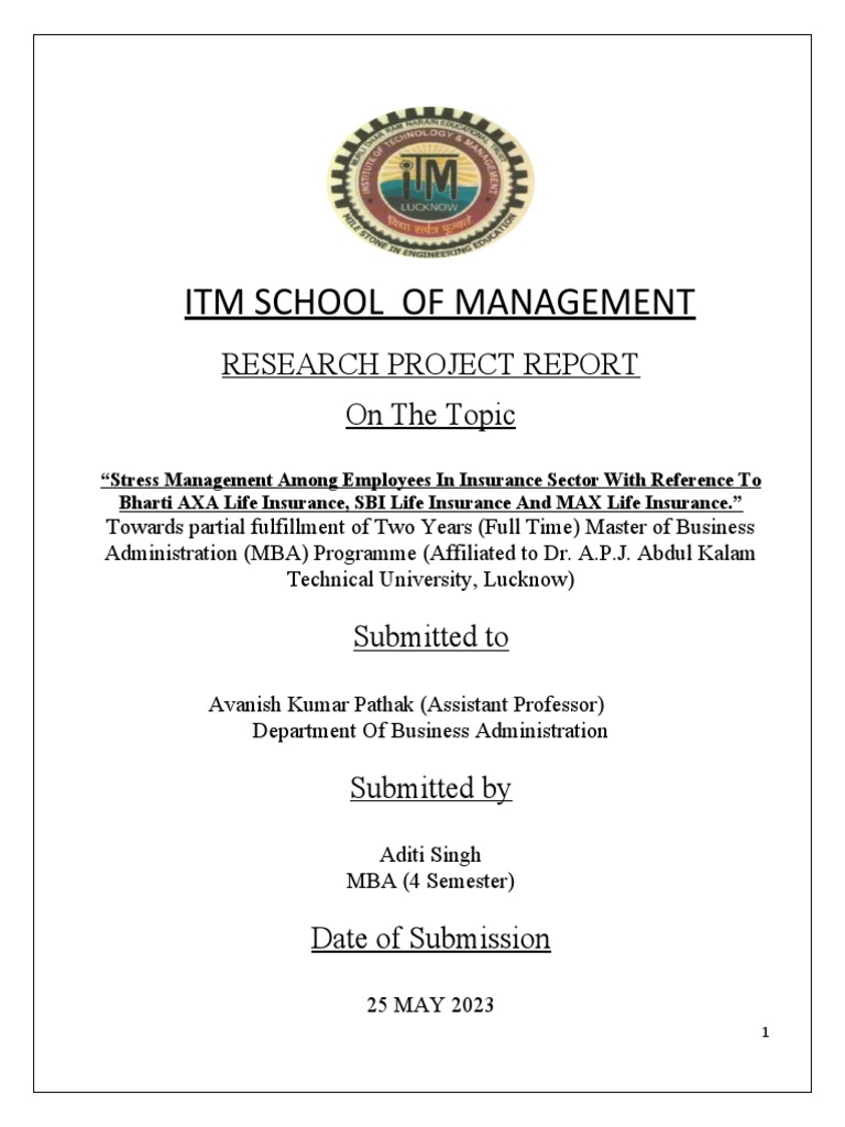 Aditi Singh Research Project | PDF Aditi Singh Research Project | PDF