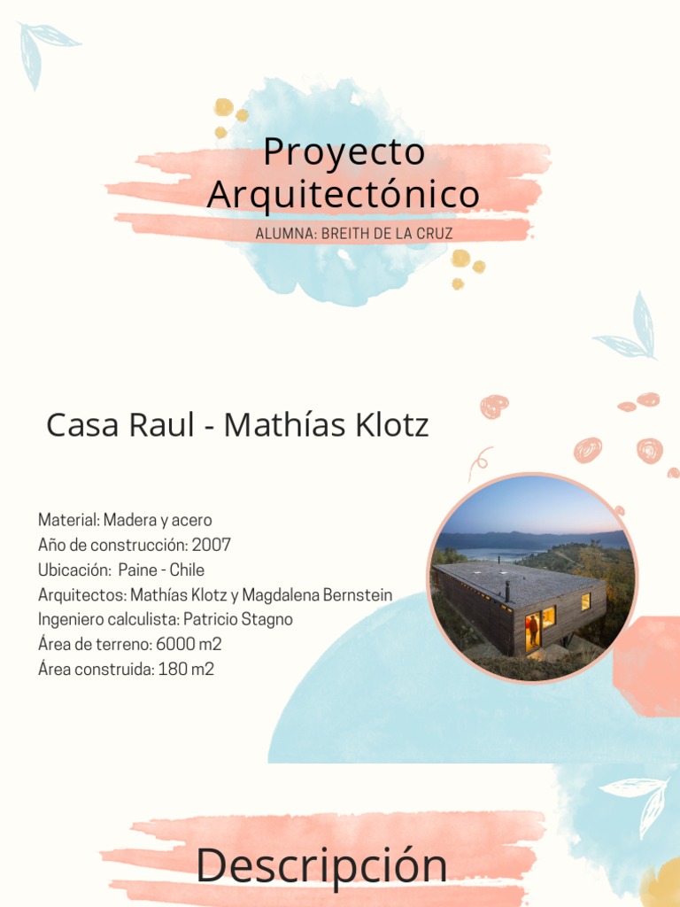 Casa Raul Mklotz | PDF